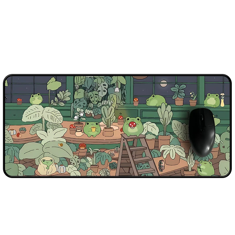 Laptop-Mouse-Pad-Kawaii-frogs-Deskmat-Large-Pc-Gamer-Mousepad-Cute ...
