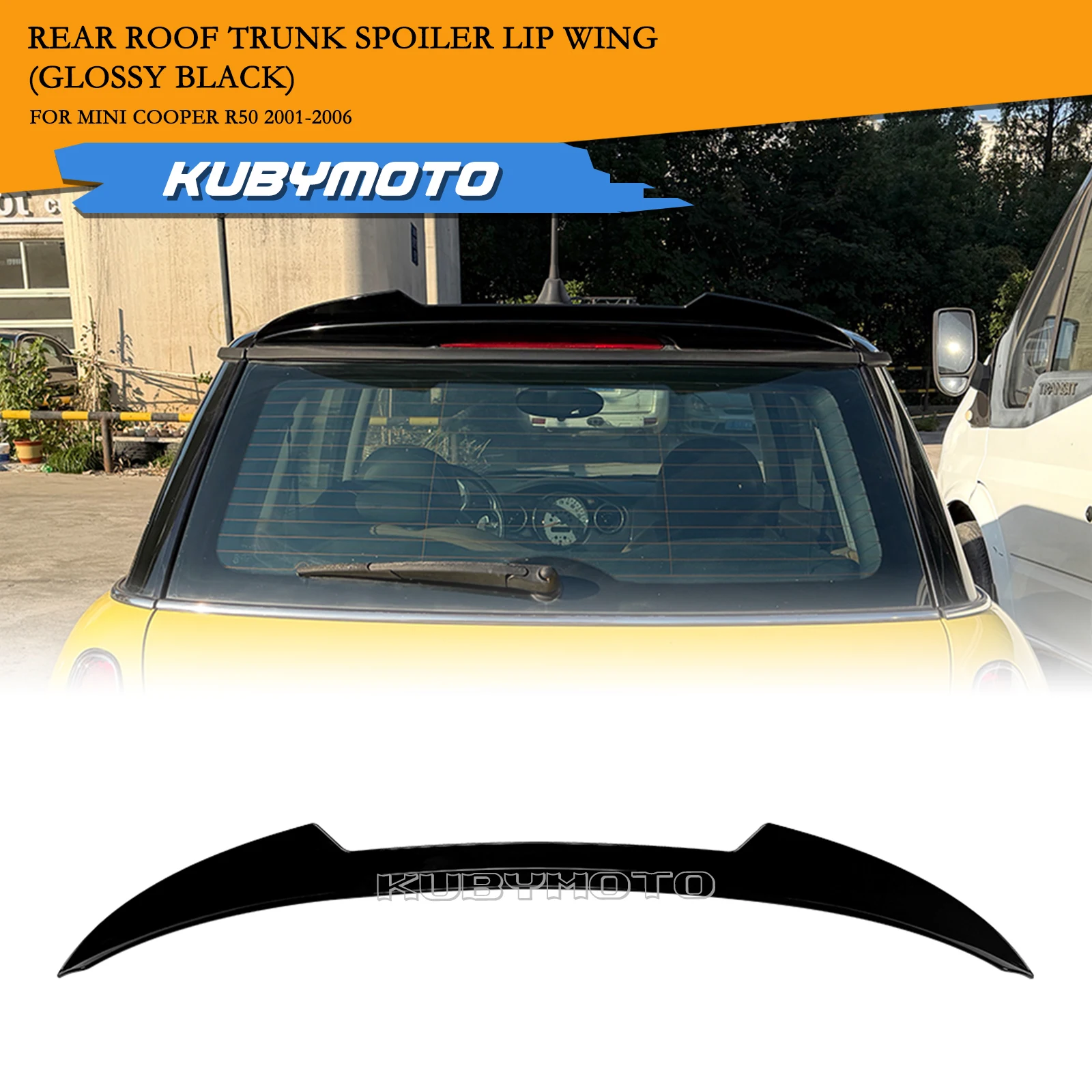 Car Rear Trunk Roof Spoiler Wing Tail Dome Lip For MINI Cooper R50 2001 ...