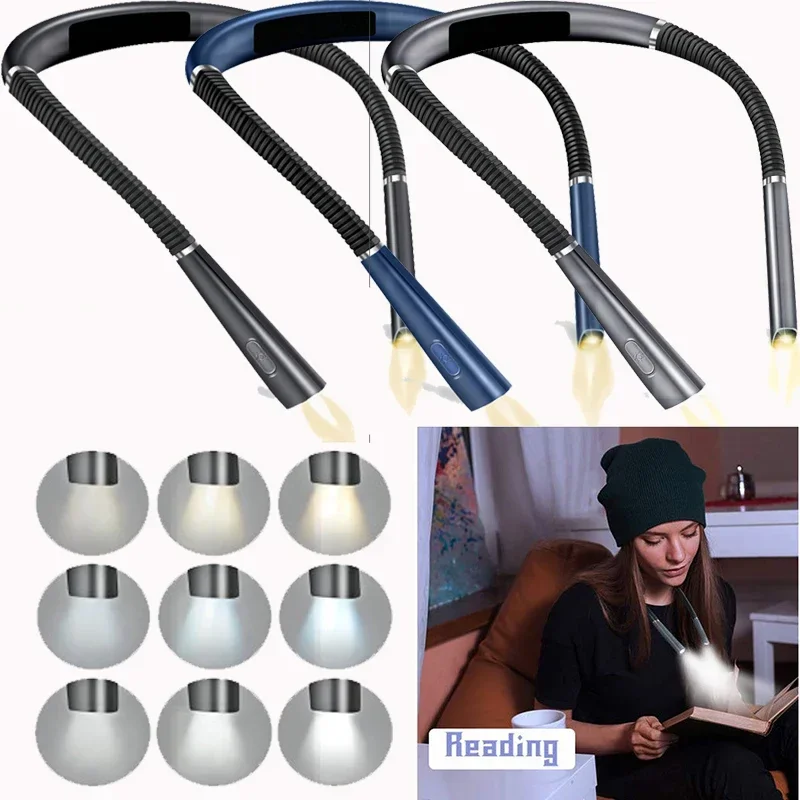 Neck-Reading-Light-Novelty-Flexible-Neck-Lights-Handsfree-Book-Light ...