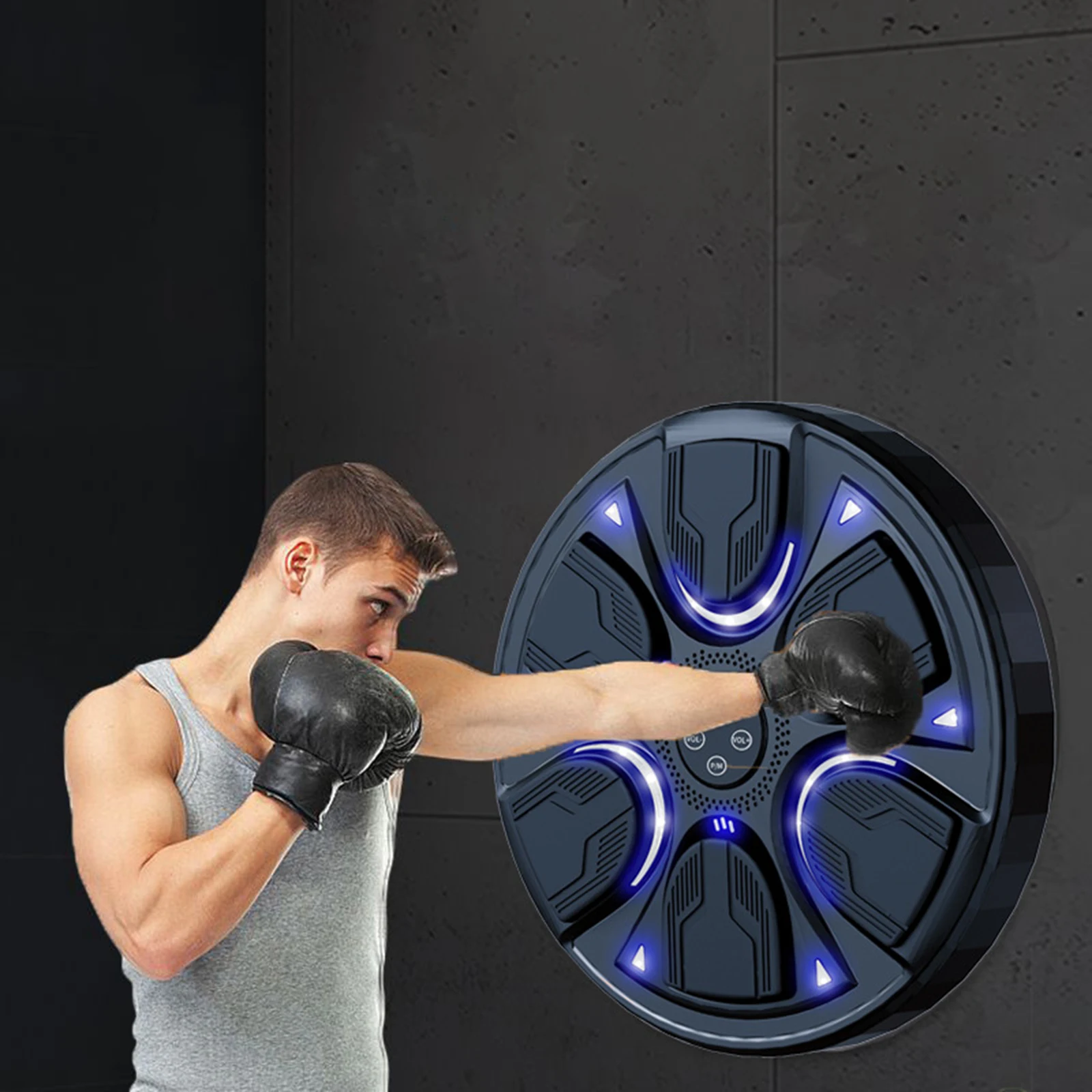 Music-Boxing-Training-Machine-Music-Boxing-Pads-Wall-Mount-Reaction ...