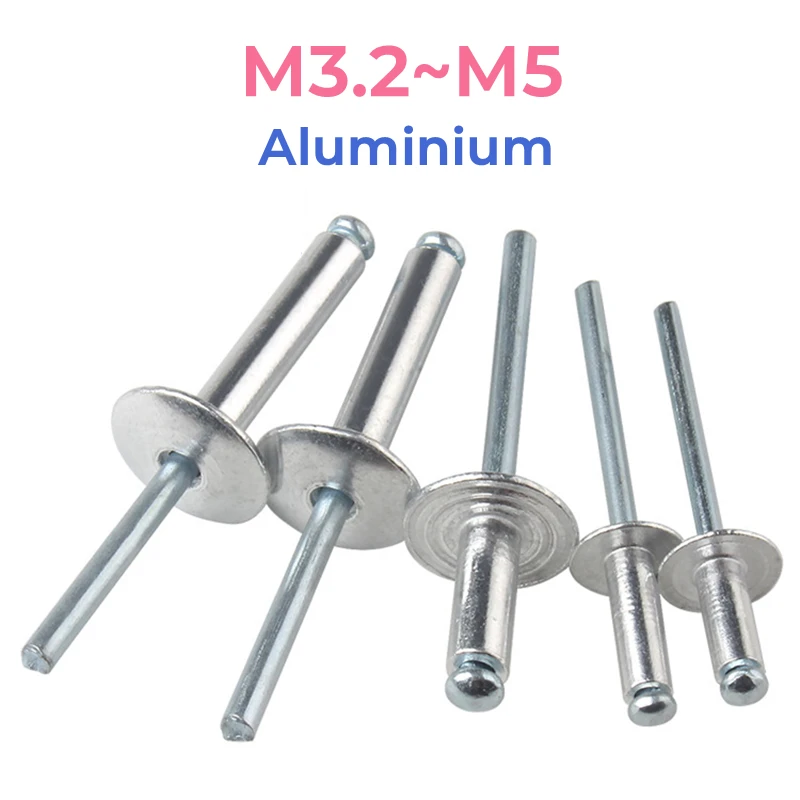 Aluminium-Extra-Large-Flange-Head-Pop-Rivets-M3-2-M4-M5-Large-Cap-Leaf ...