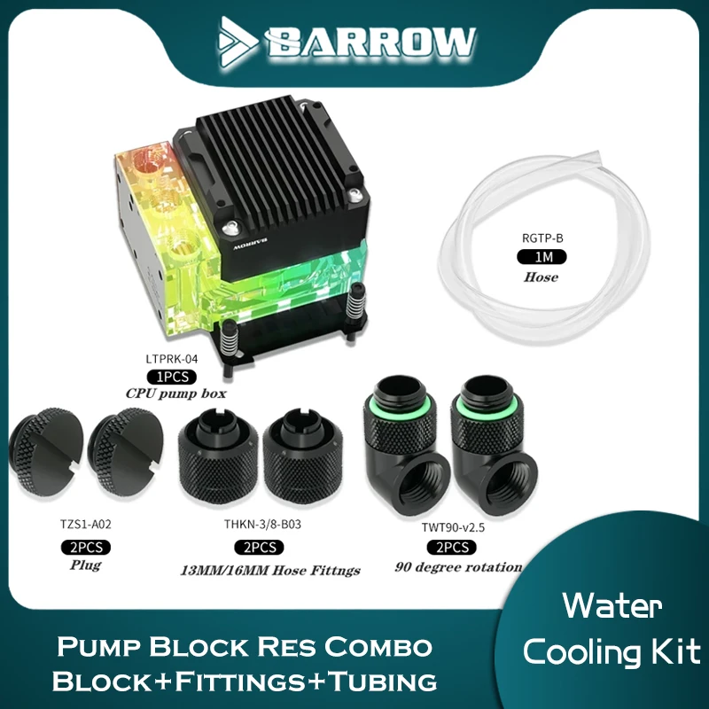 BARROW CPU AIO Water Cooling Kit For ITX Computer Case, Pump Block Res ...