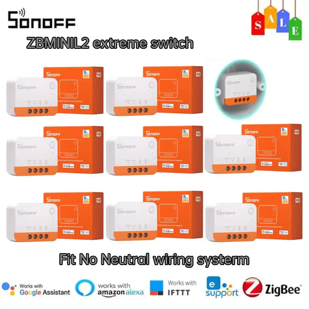1-25Pcs-SONOFF-ZBMINI-L2-Smart-Switch-No-Neutral-Wire-Required-DIY-2 ...