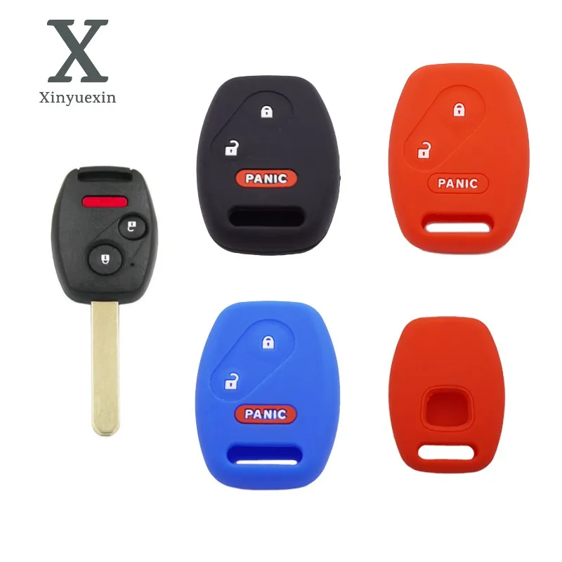 Xinyuexin Silicone Rubber Car Key Cover Case For Honda Fit Insight