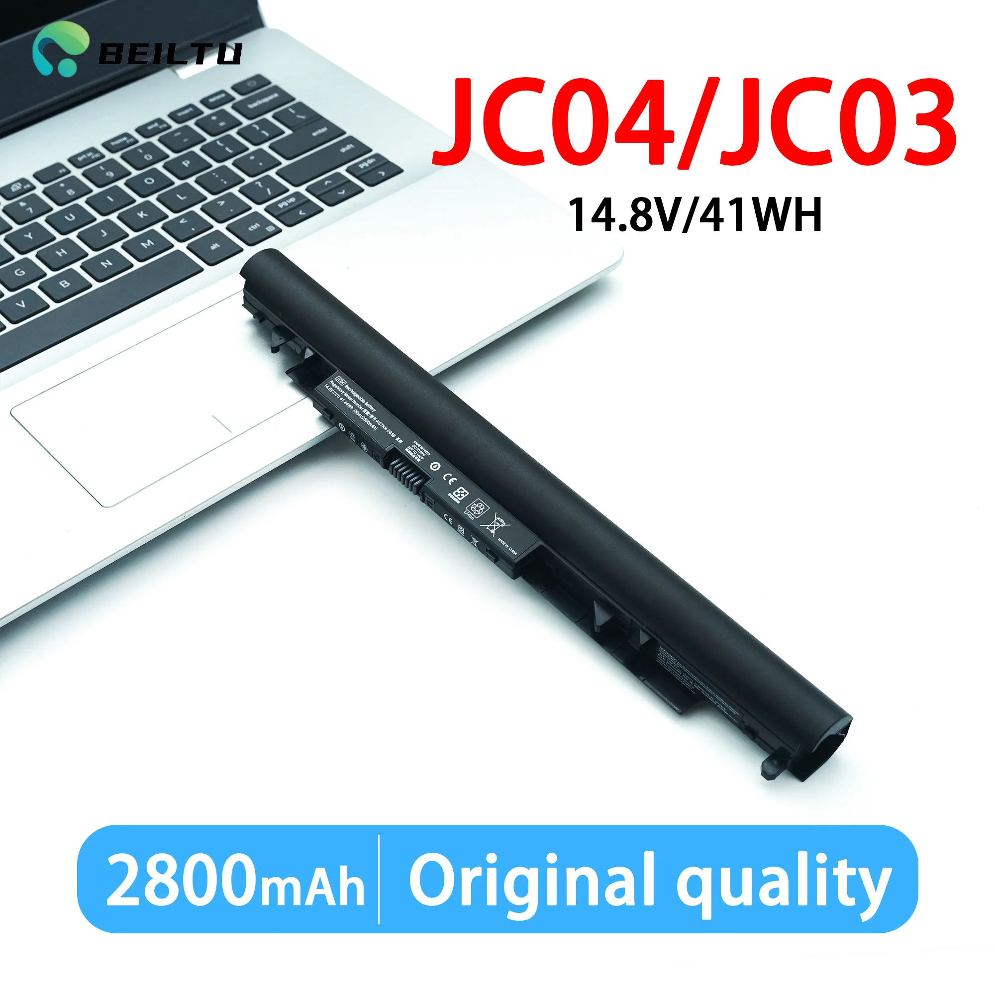 JC03 JC04 Laptop Battery for HP Pavilion 240 G6 250 G6 255 G6 919700 ...