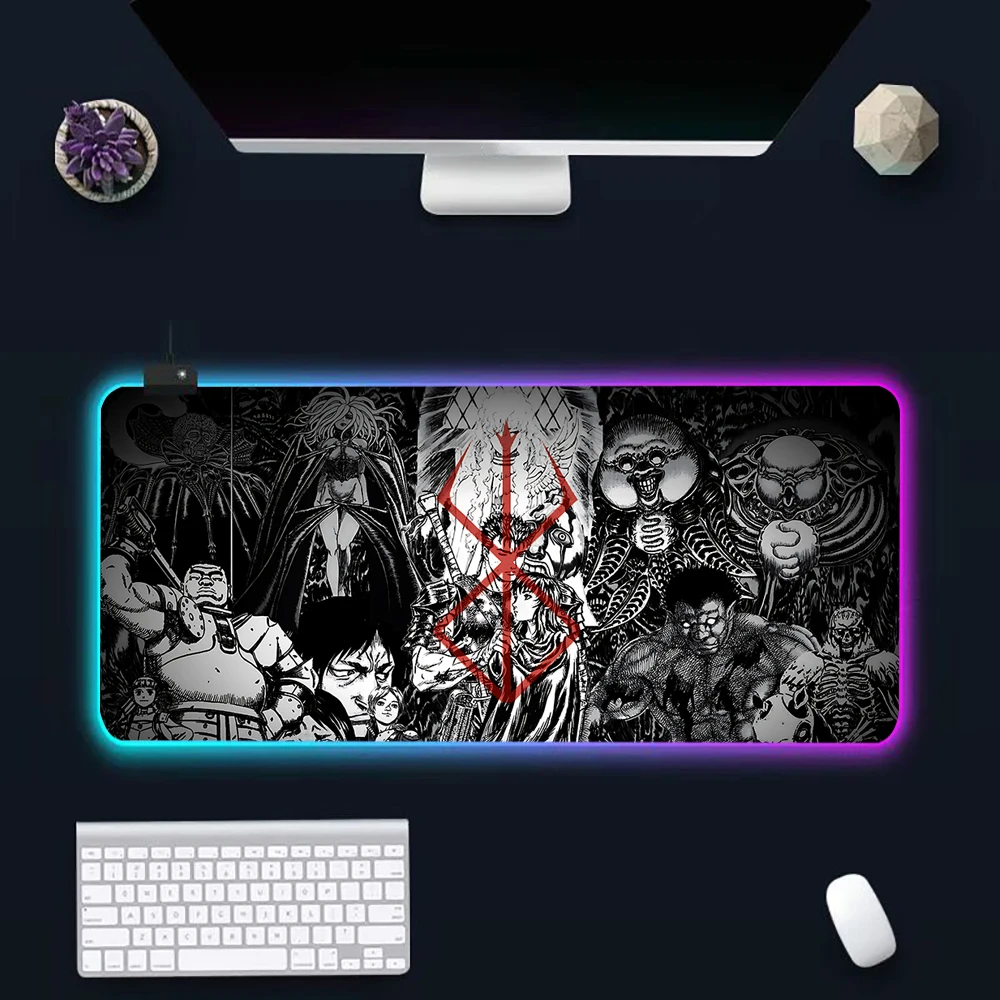 Guts-sword-in-berserk-RGB-Pc-Gamer-Keyboard-Mouse-Pad-Mousepad-LED ...
