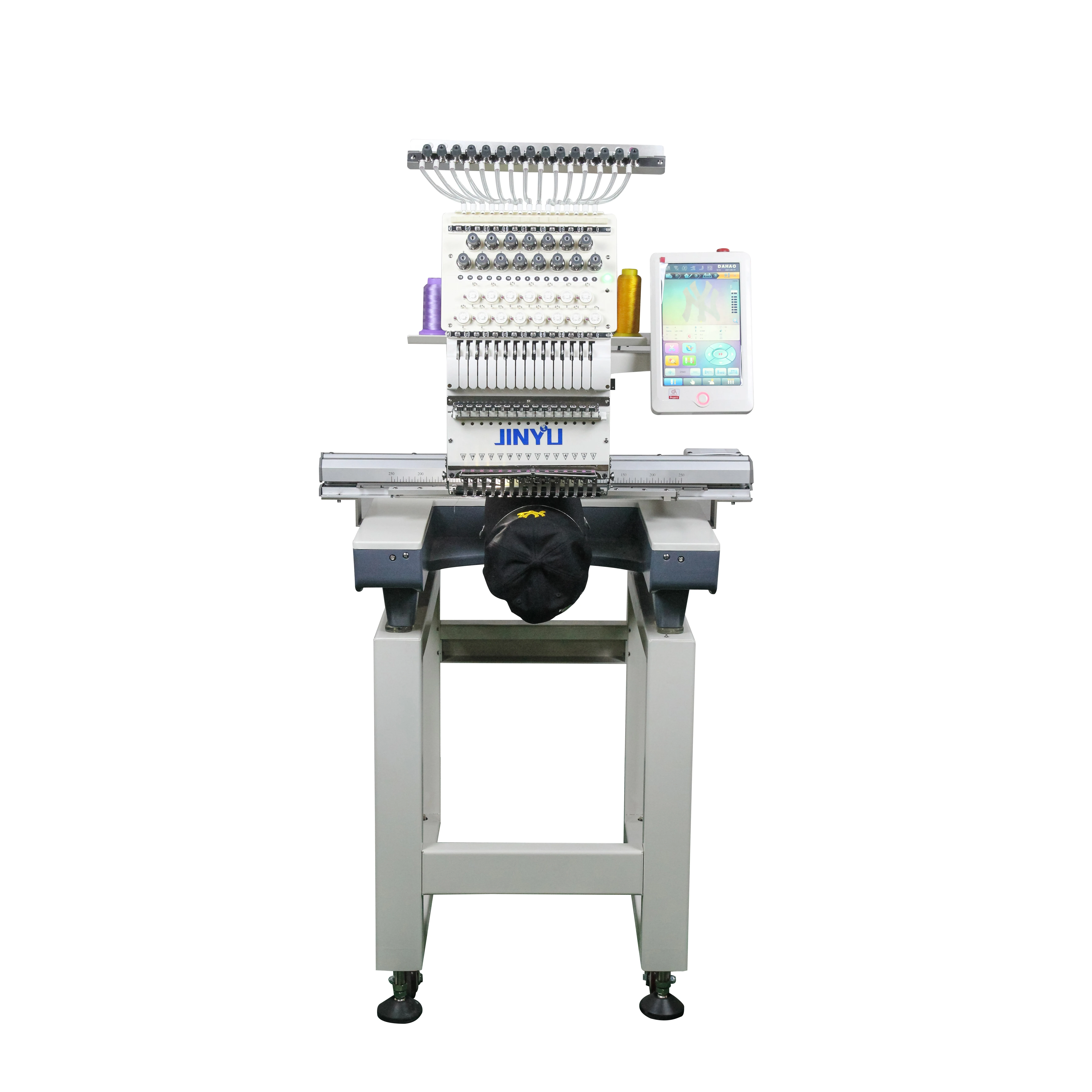 JINYU-1201C-Single-Head-Computerized-Embroidery-Machine-Dahao-Computer ...