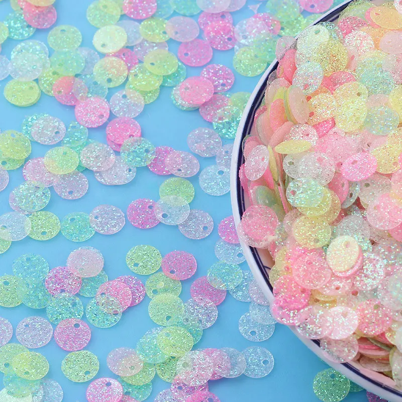 Sequin hollow plum blossom hollow peach heart shell mixed color mixed ...