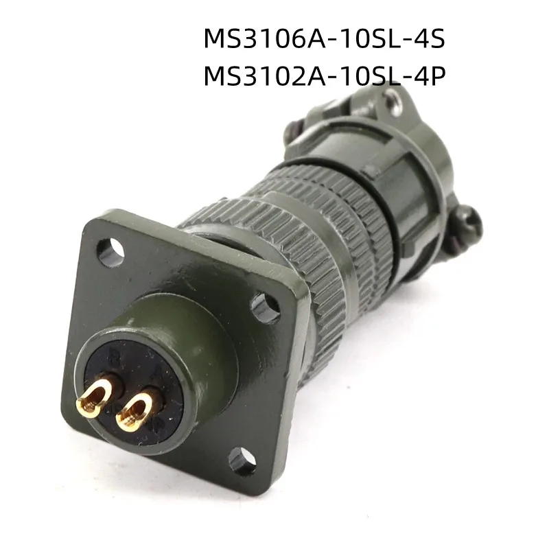 MS5015 2 코어 항공 플러그 MS3106A 10SL-4S MS3102A 10SL-4P