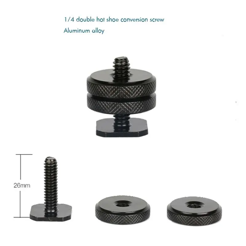 Camera-Hot-Shoe-Mount-Adapter-1-4-Screw-Hot-Shoe-Adapter-Flash-Shoe ...