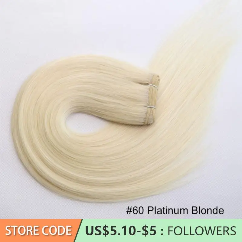 Natural Human Hair Bundles Curtain Hair Extensions Weft Brazilian ...