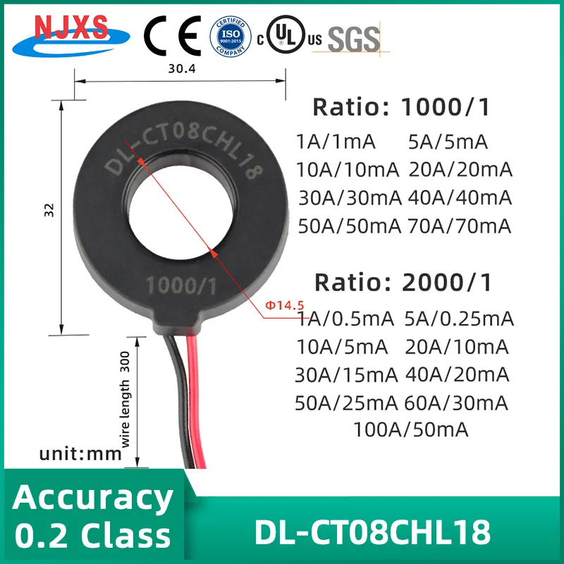 Precision-Toroidal-Current-Transformer-Micro-DL-CT08CHL18-1000-1-2000-1 ...