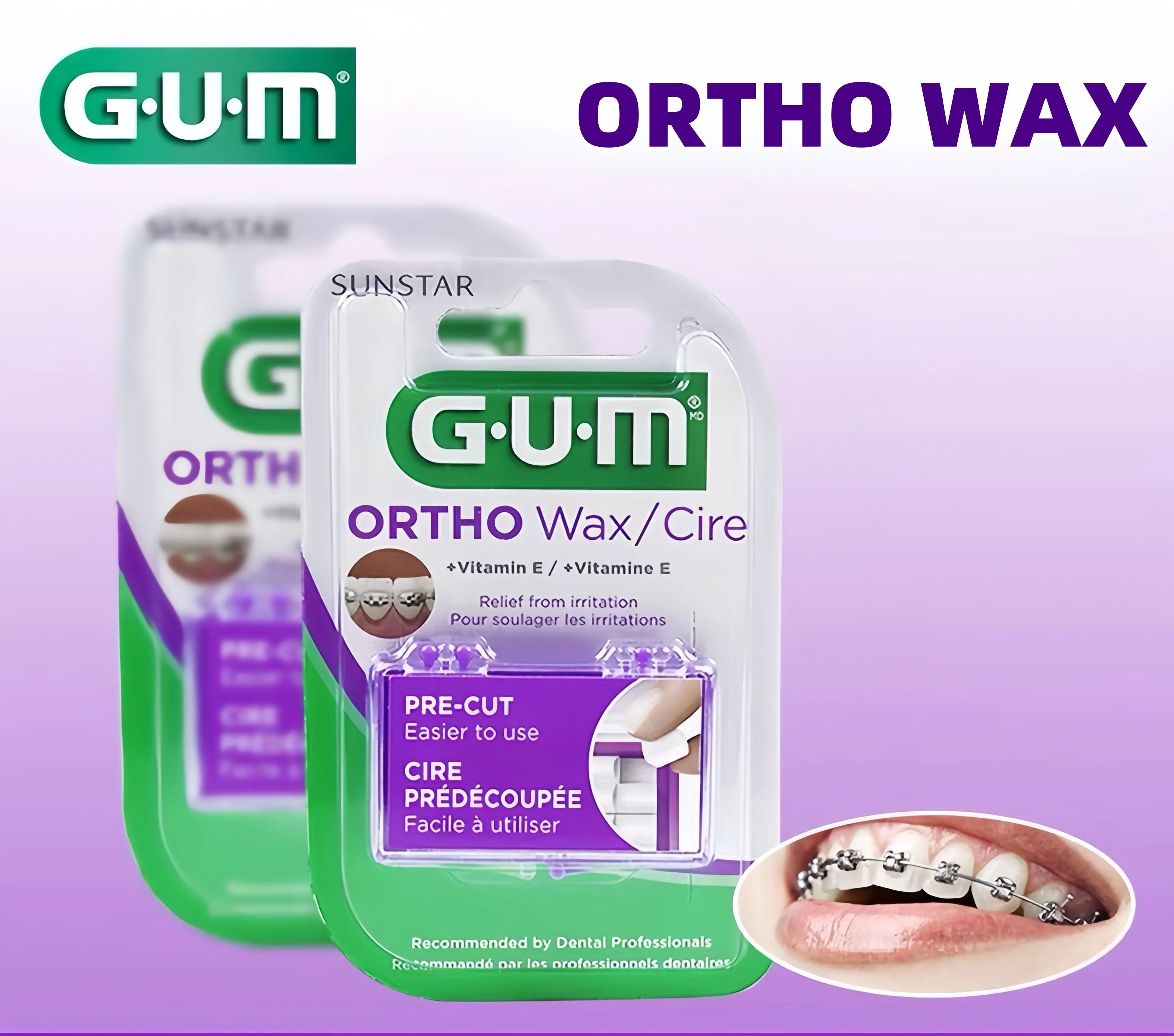 Dental Orthodontic Ortho Wax for Braces Bracket Gum Teeth Irritation ...