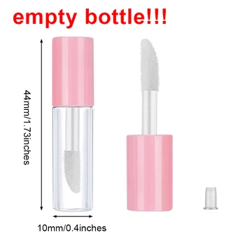 50/100/200pcs 1.2ML Empty Lip Gloss Tube Plastic Refillable Bottles ...
