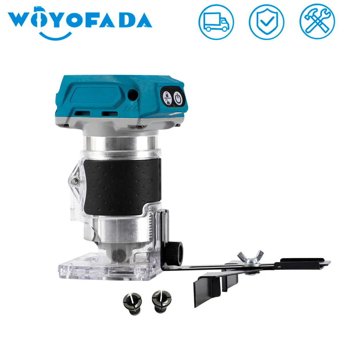 5 Speeds Brushless Electric Hand Trimmer Cordless Wood Router ...