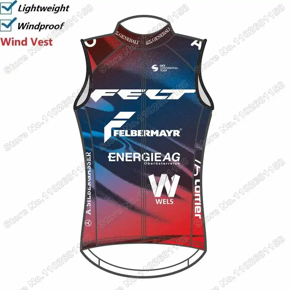 2024 Team FELBERMAYR RSW - Radsport Wels Cycling Vest Windproof Men ...