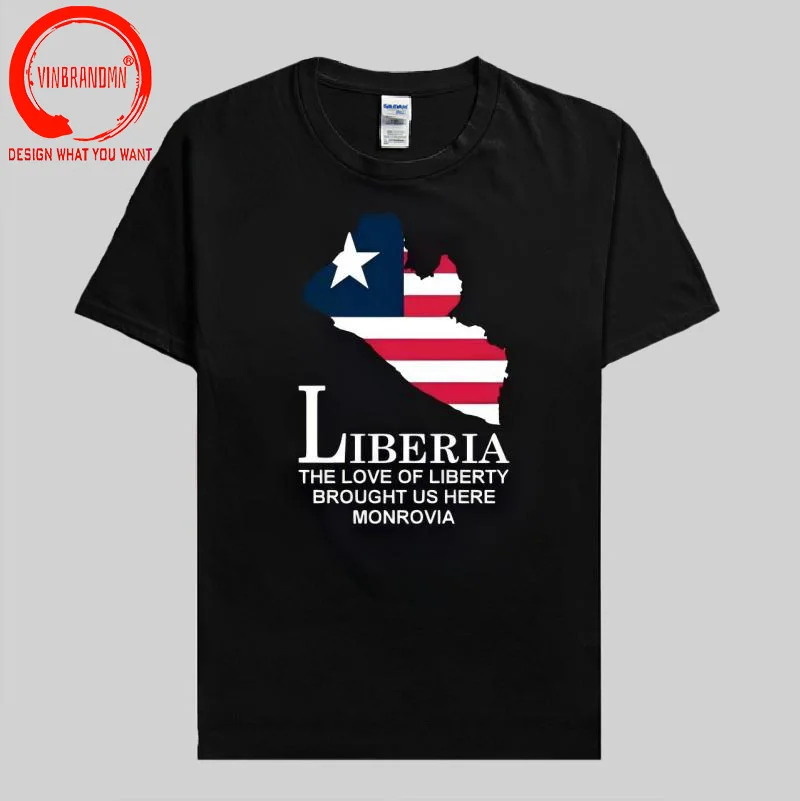 Liberia-Liberian-LBR-Monrovia-mens-new-t-shirt-men-Fashion-tops-Short ...