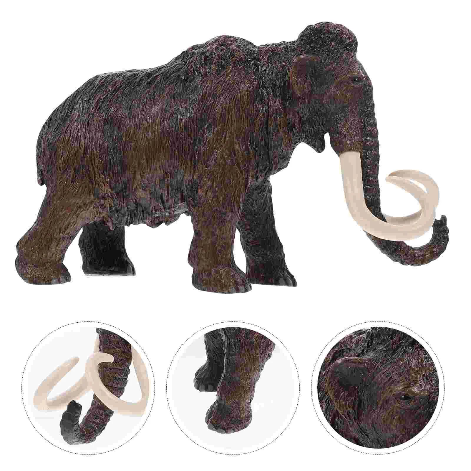 Simulation-Mammoth-Model-Animal-Model-Elephant-Toy-Desktop-Decoration ...