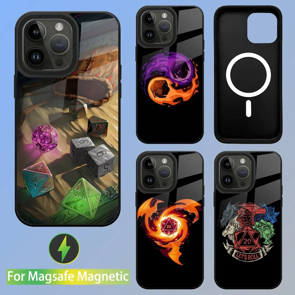 Game D-Dungeons D-Dragons D-DND Phone Case For iPhone 16,15,14,13,12,11 ...