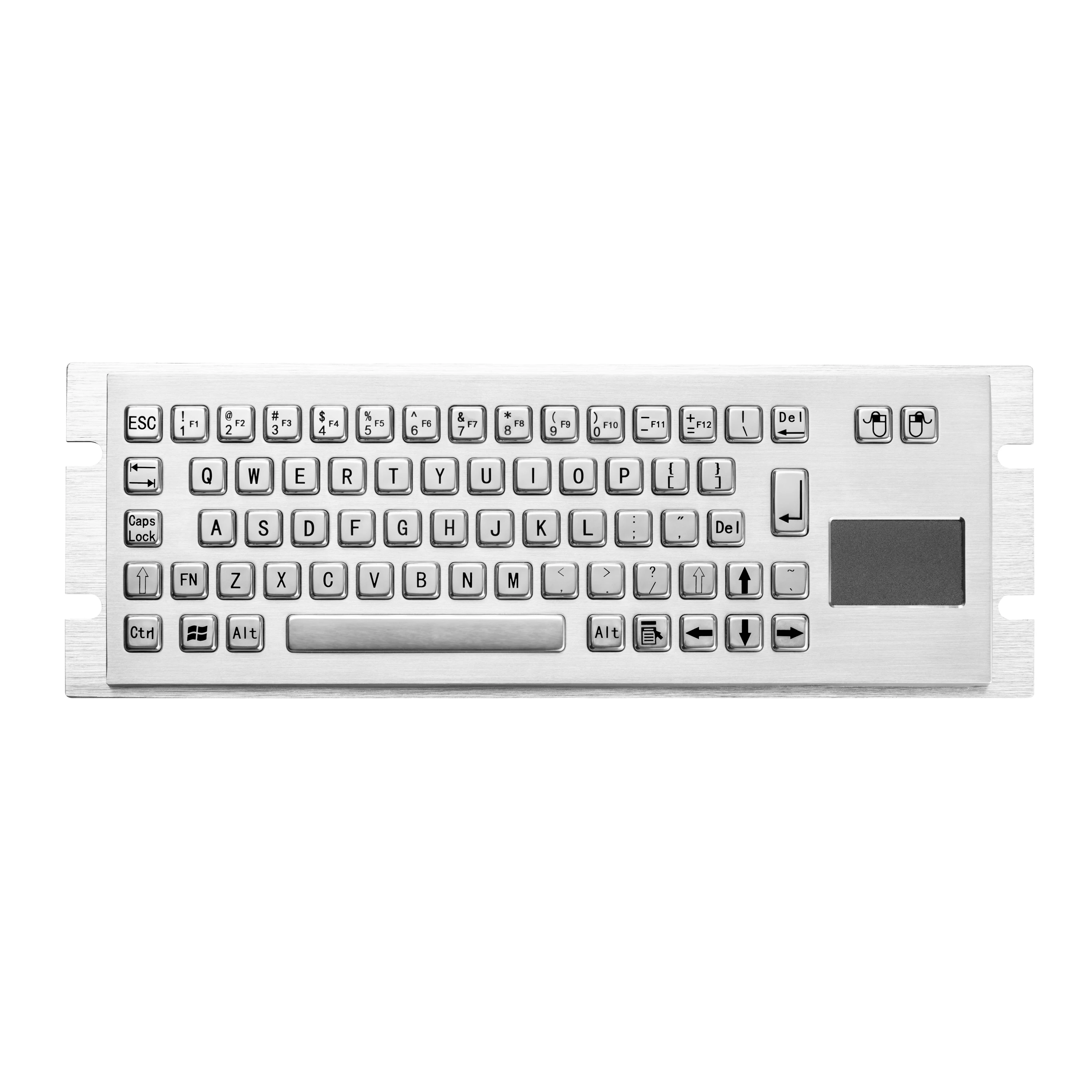 Compact-Embedded-Industrial-Stainless-Steel-Keyboard-With-Touchpad-For ...