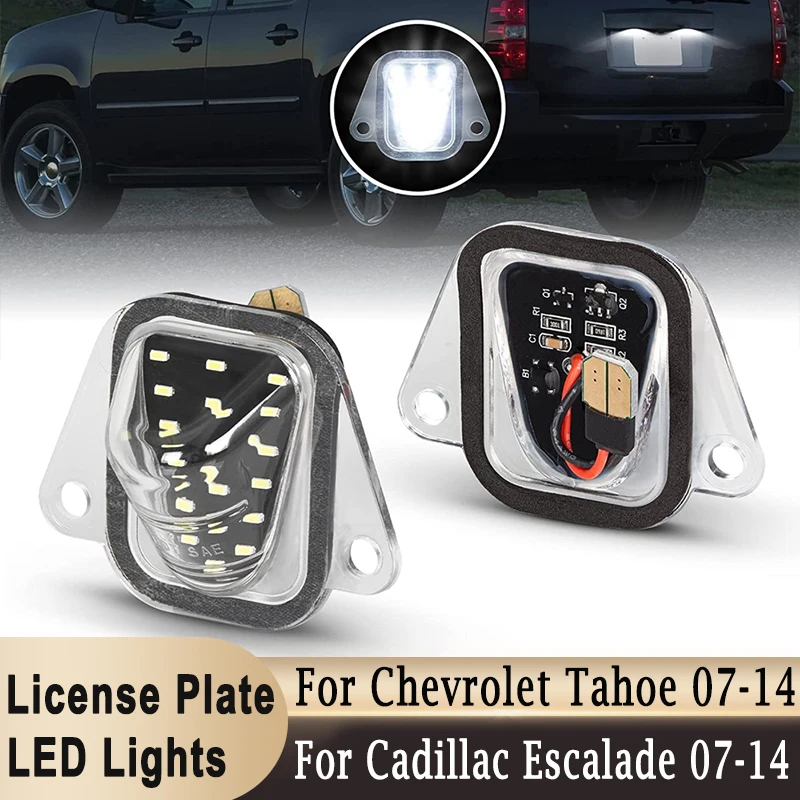 LED License Plate Light Rear Bumper Tag Lamp 25778786 Replacement for ...