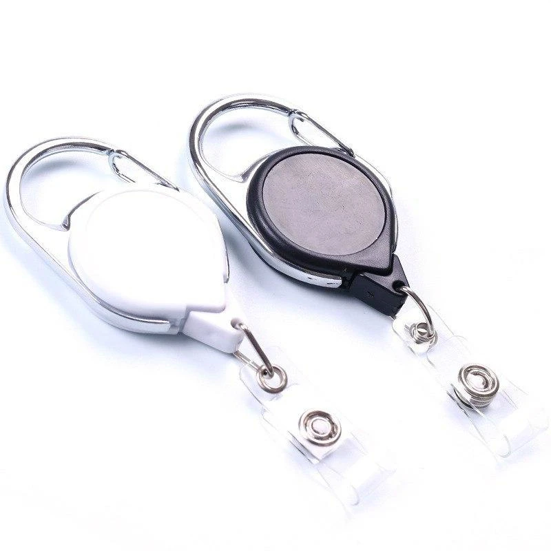 1PC-Retractable-Pull-Key-Ring-ID-Badge-Reel-Lanyard-Name-Tag-Card ...