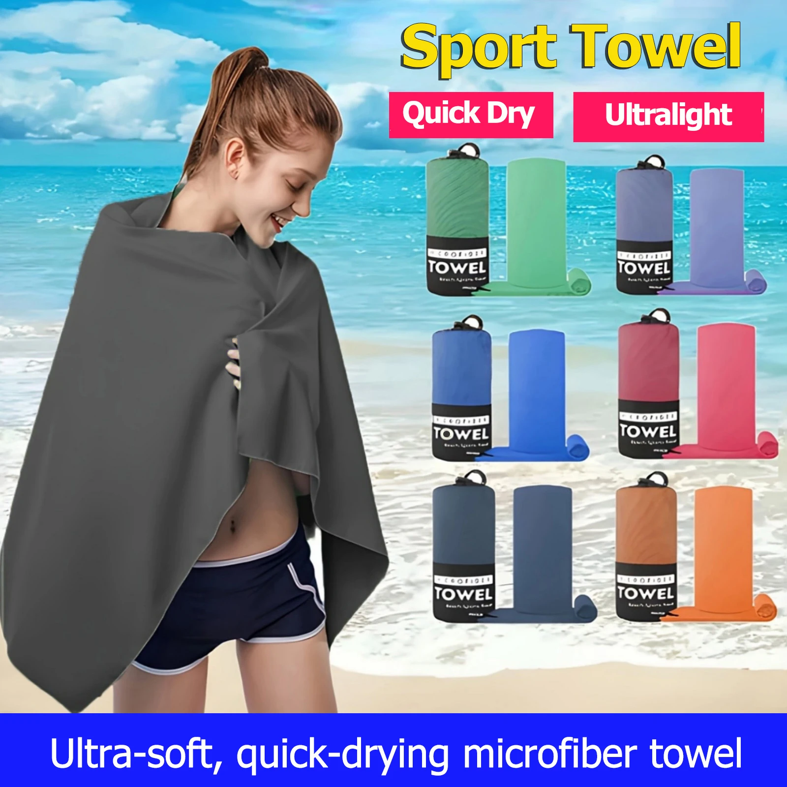 Sport-Towels-Super-Absorbent-Fast-Drying-Microfiber-Travel-Towel-Quick ...