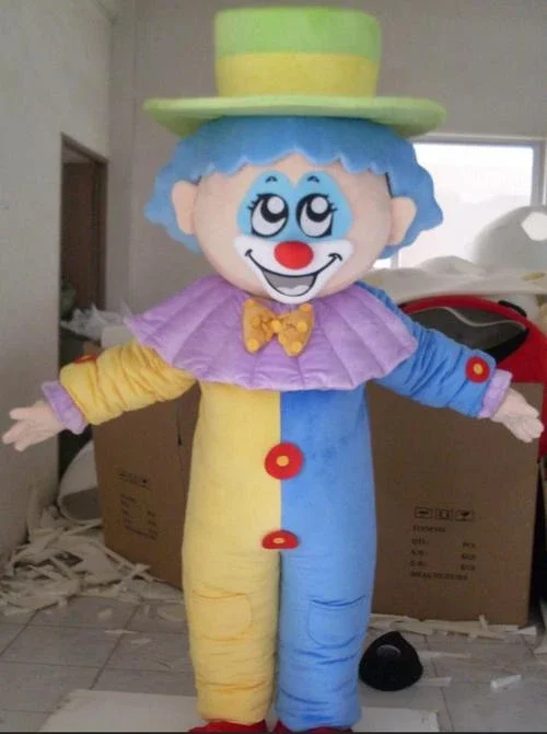 Comical Cuticolor Clown Buffoon Jester Jack-pudding Mascot Costume ...