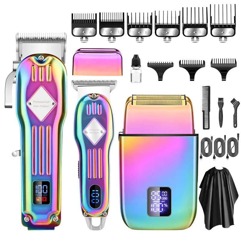 RESUXI-973-3-in-1-Professional-Electric-Hair-Clipper-and-Shaver-Set-for ...