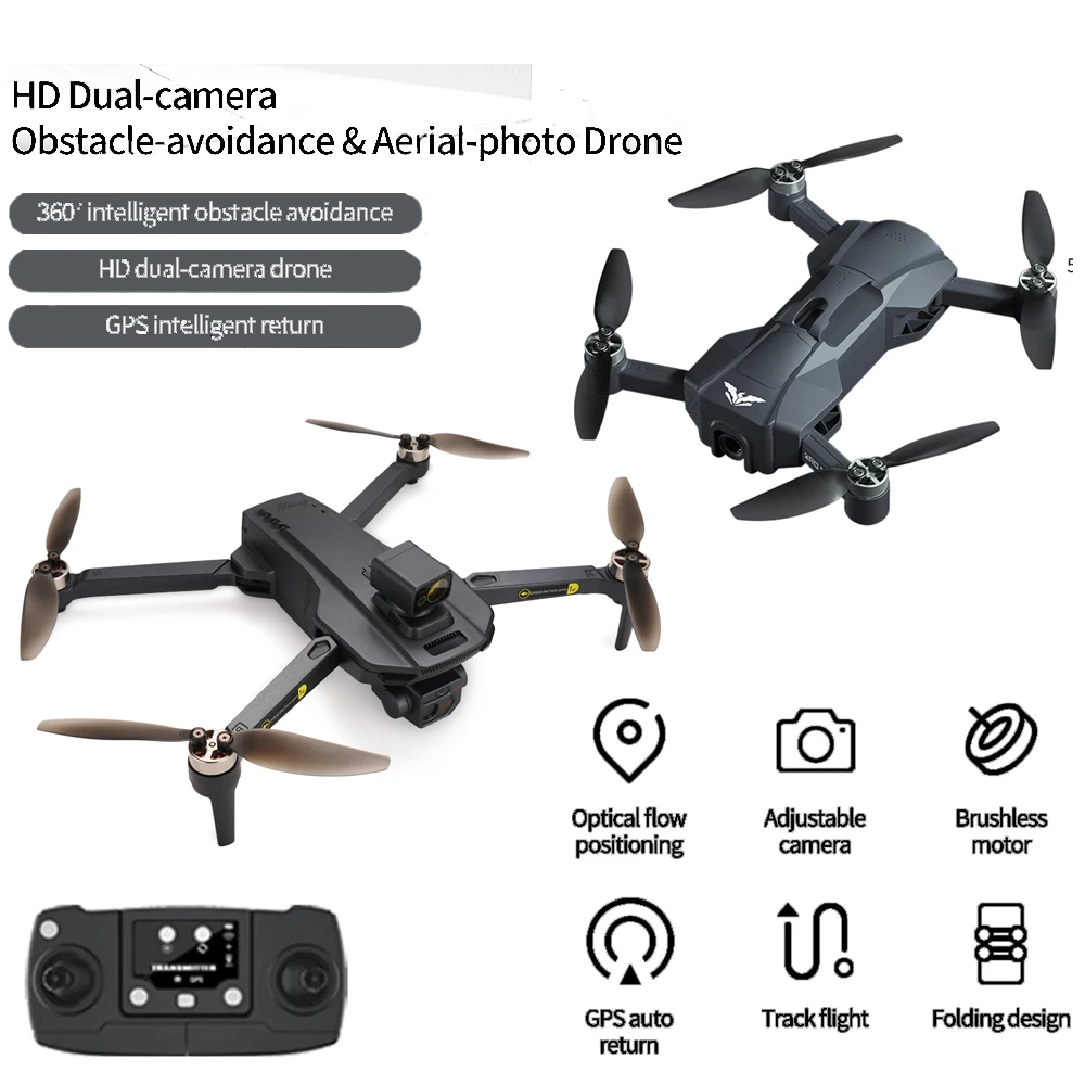 JJRC X23 GPS RC 드론, 5G 와이파이 FPV 8K HD 카메라 360 레이저 장애물 회피 브러시리스 모터 GPS ...