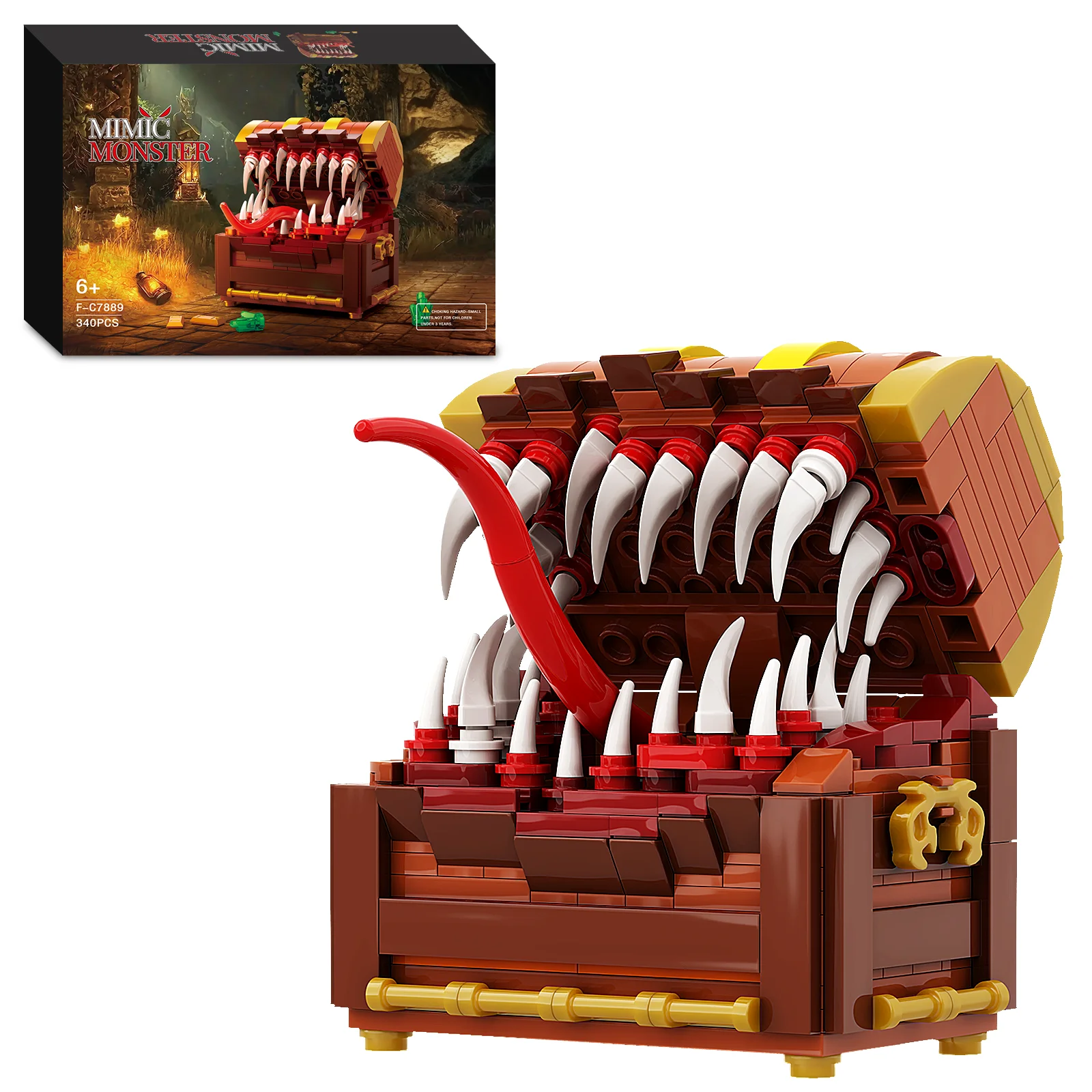 MOC-2024-New-Final-Treasure-Yaranzo-Mimic-Chest-Building-Blocks-Set ...
