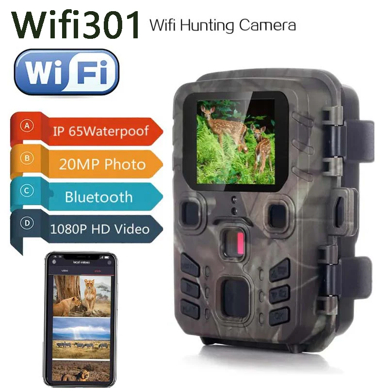 Wifi301-Mini-Hunting-Camera-APP-Control-Trail-Cameras-wifi-Wireless ...
