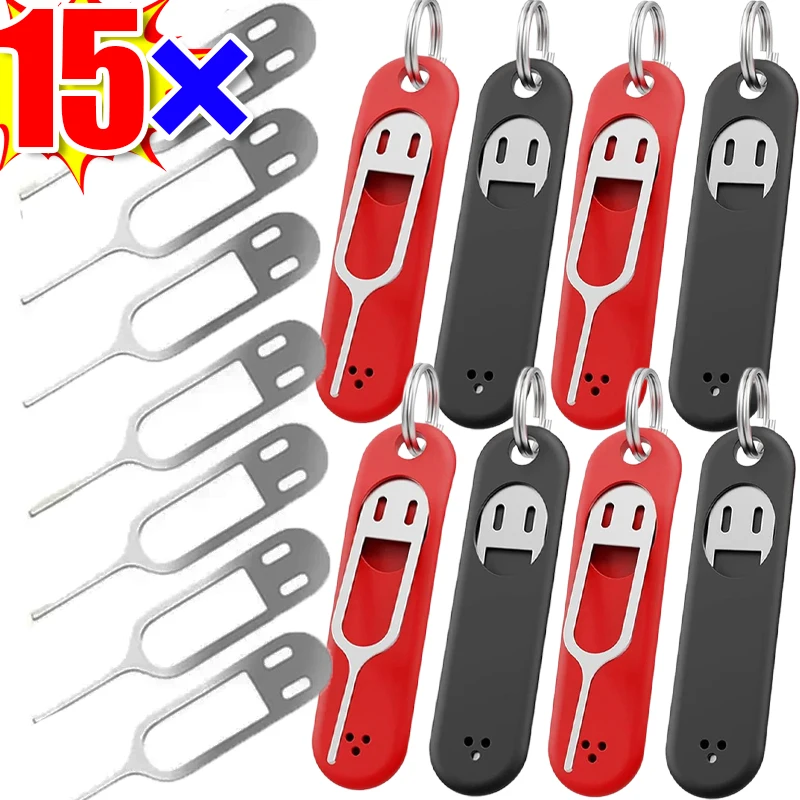 Multifunctional-Silicone-SIM-Card-Pin-Keychain-Phone-ID-Card-Tray-Pins ...