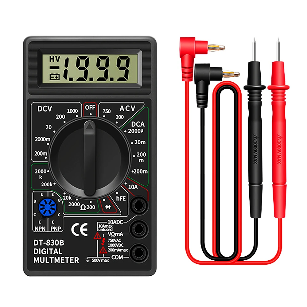 DT830B-AC-DC-LCD-Digital-Multimeter-750-1000V-Voltmeter-Ammeter-Ohm ...