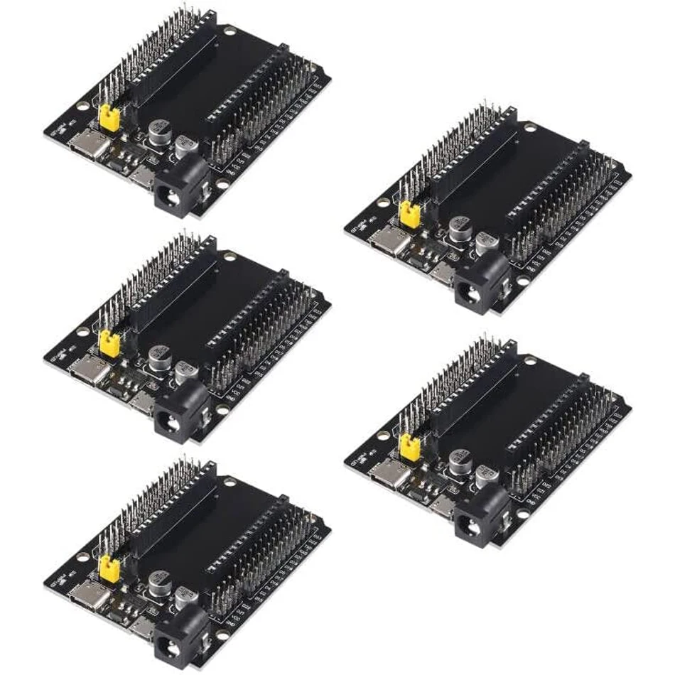3 5pcs Esp32 Gpio Breakout Board 30pins Type C Usb Micro Usb Expansion