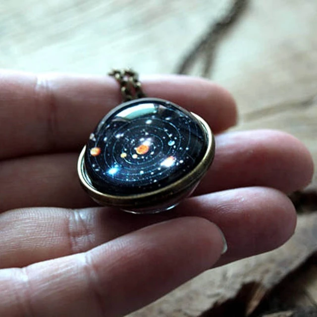 Solar System Glass Ornament