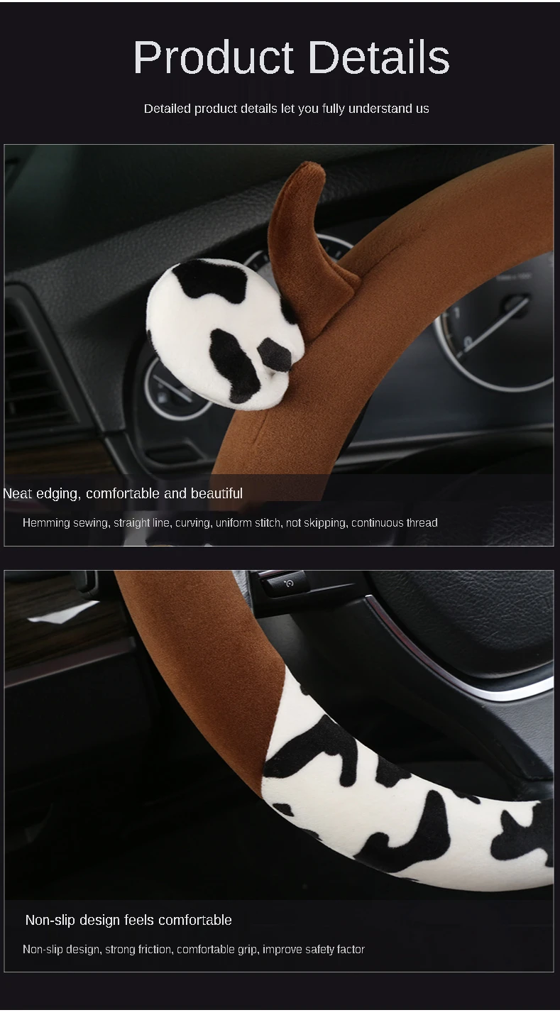 Cow Steering Wheel Cover – CowFarmLovers