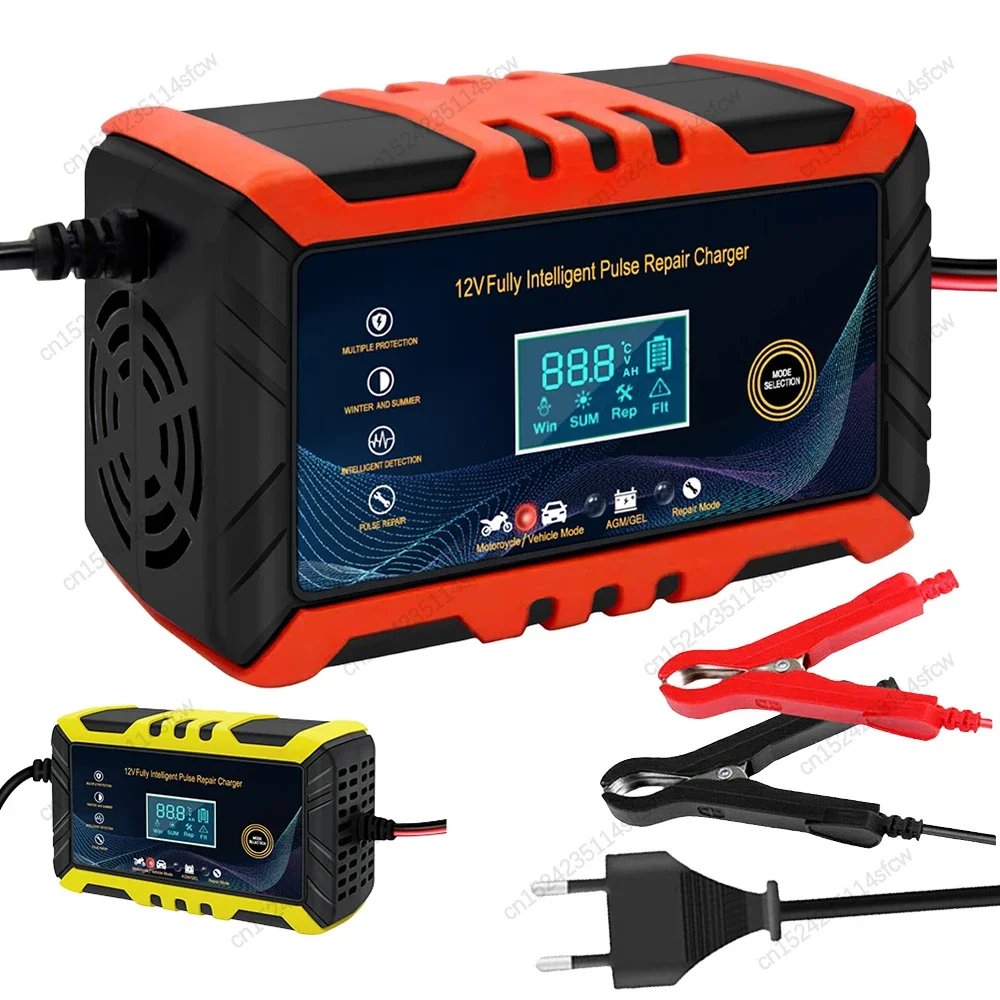Auto-Acculader-12V-6a-Pulse-Reparatie-Lcd-Display-Smart-Automatische ...