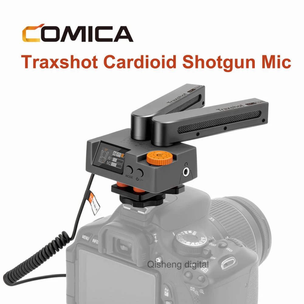 Comica Traxshot Super Cardioid Transformable Shotgun Microphone for ...