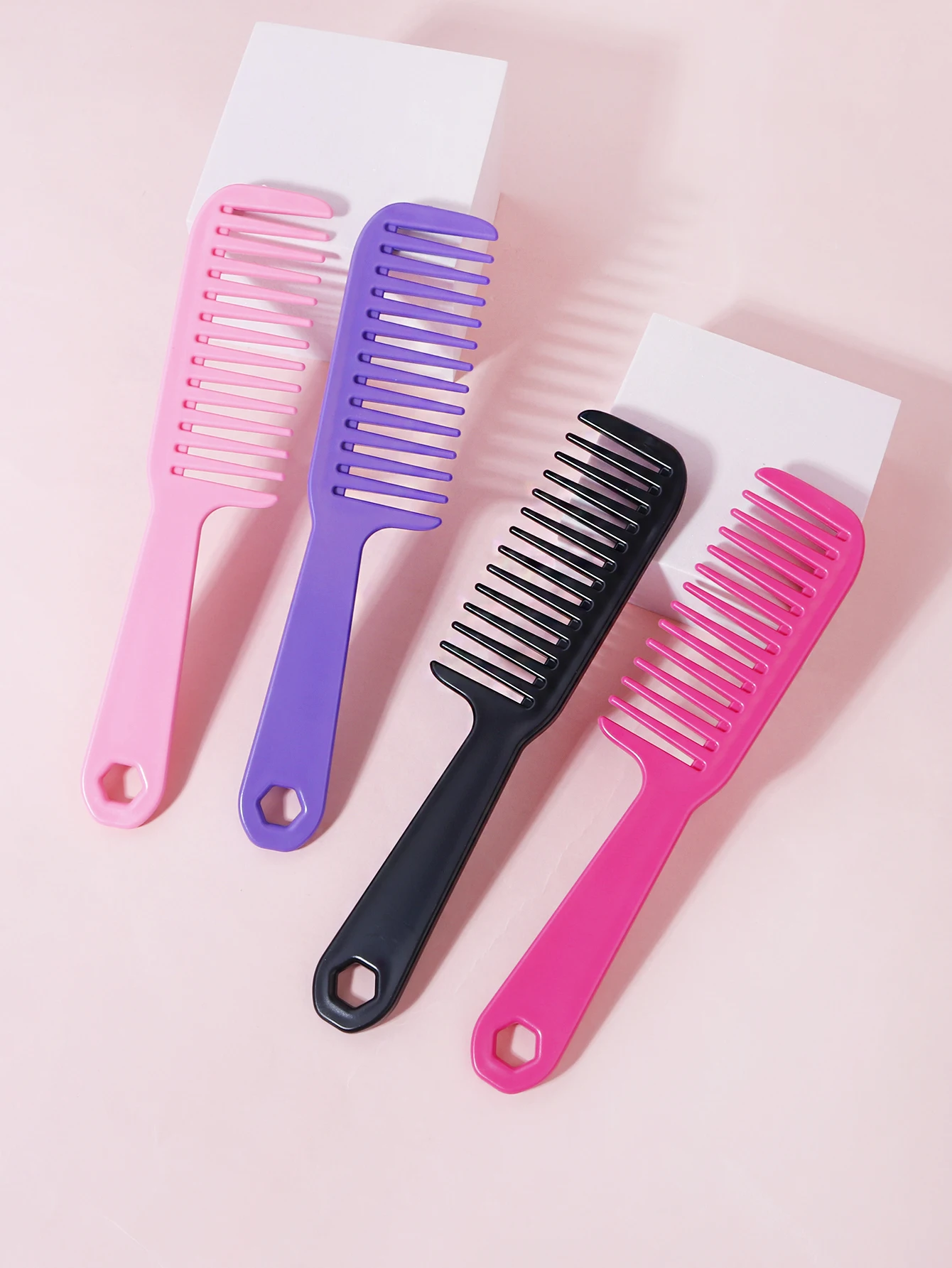 1/2pcs comb set, wide toothed comb, shower comb, suitable for dry and ...