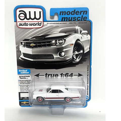 Auto-World-1-64-AW-3-Camaro-Hurst-Edition-Modern-Muscle-White-Die-cast ...