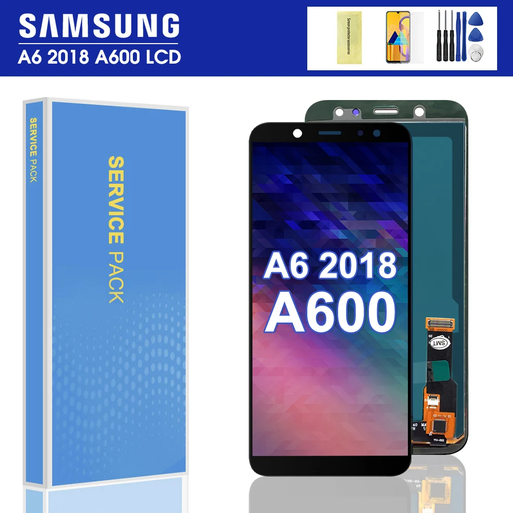 100% Tested 5.6" Lcd For Samsung Galaxy A6 2018 A600 Lcd Display Touch ...