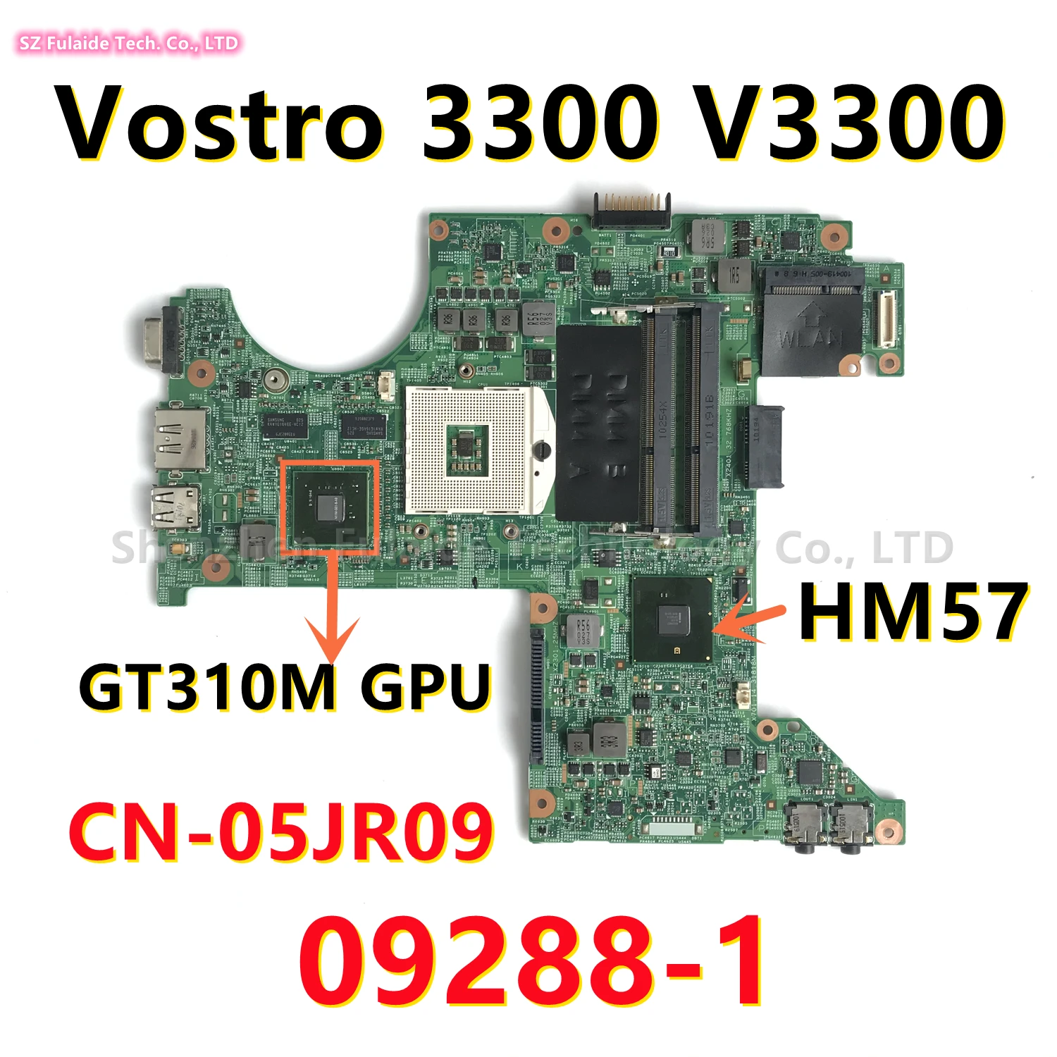 09288-1 Mainboard For dell Vostro 3300 v3300 Laptop Motherboard With ...