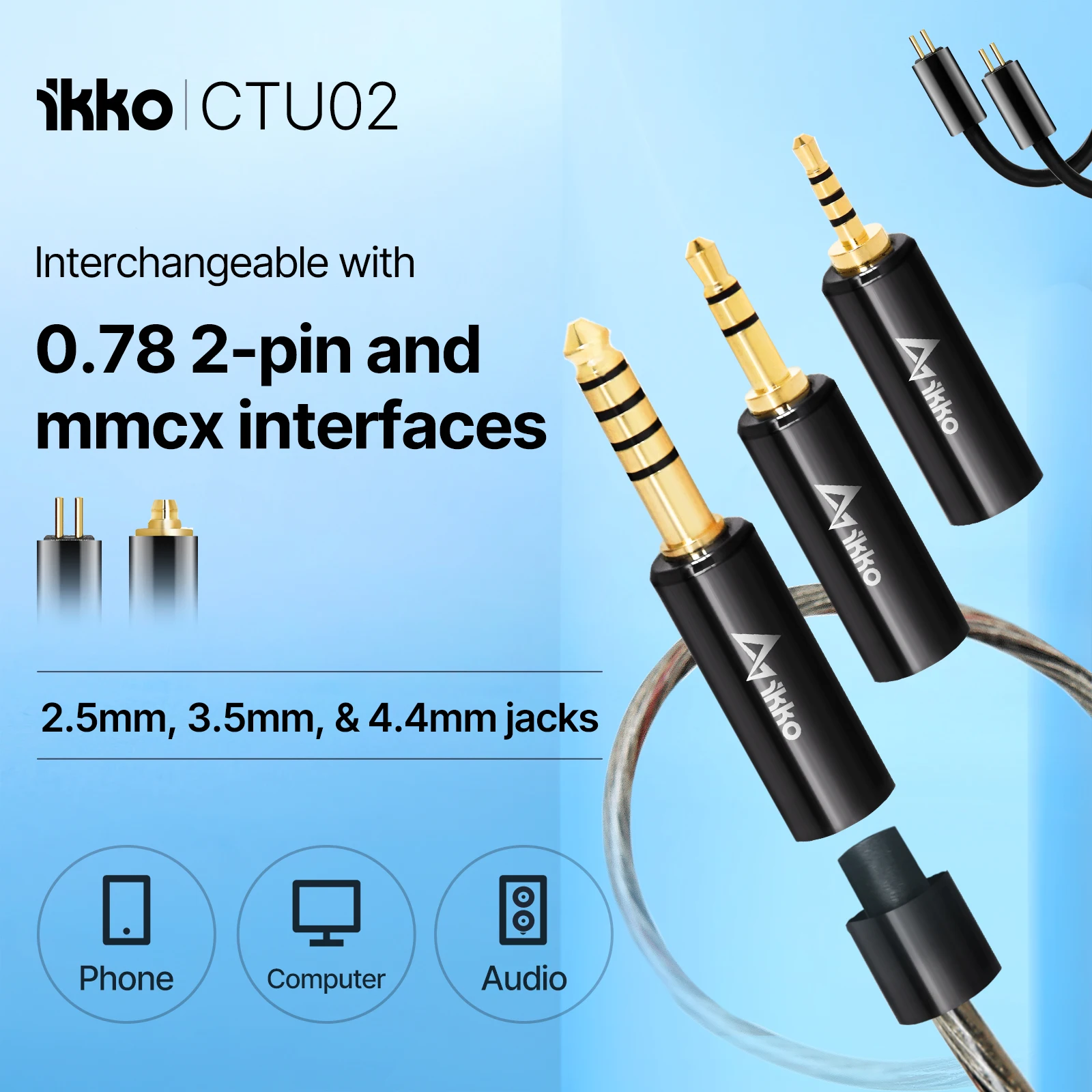 iKKO-CTU02-Balanced-Cable-MMCX-In-ear-Monitor-Headphone-0-78mm-145um-2 ...