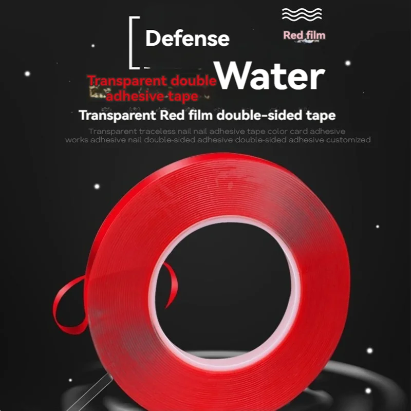 2pc-Ultra-Thin-Transparent-Red-Film-Double-Sided-Tape-With ...