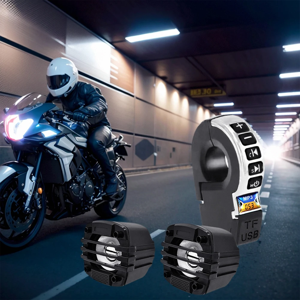Motorcycle-Audio-with-Handle-Switch-TF-Card-Playback-USB-Waterproof ...