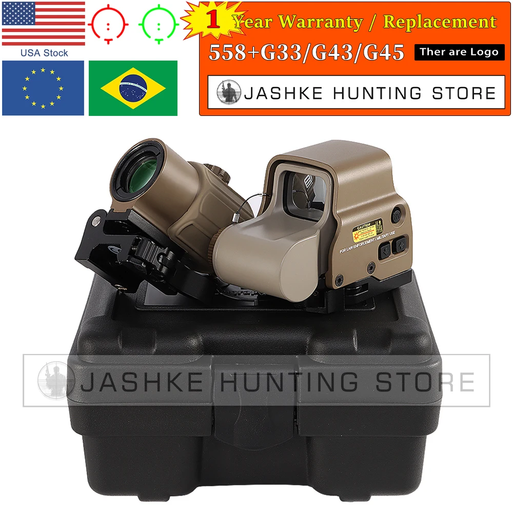 558-G43-G45-G33-Holographic-Collimator-Sight-Red-Dot-DOptic-Sight ...