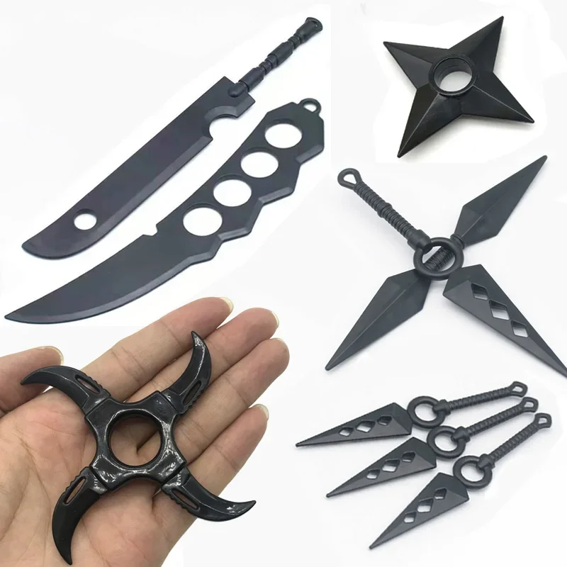 Anime-Naruto-Shuriken-Kunai-Weapons-PVC-Model-Toys-figuras-de-dibujos ...