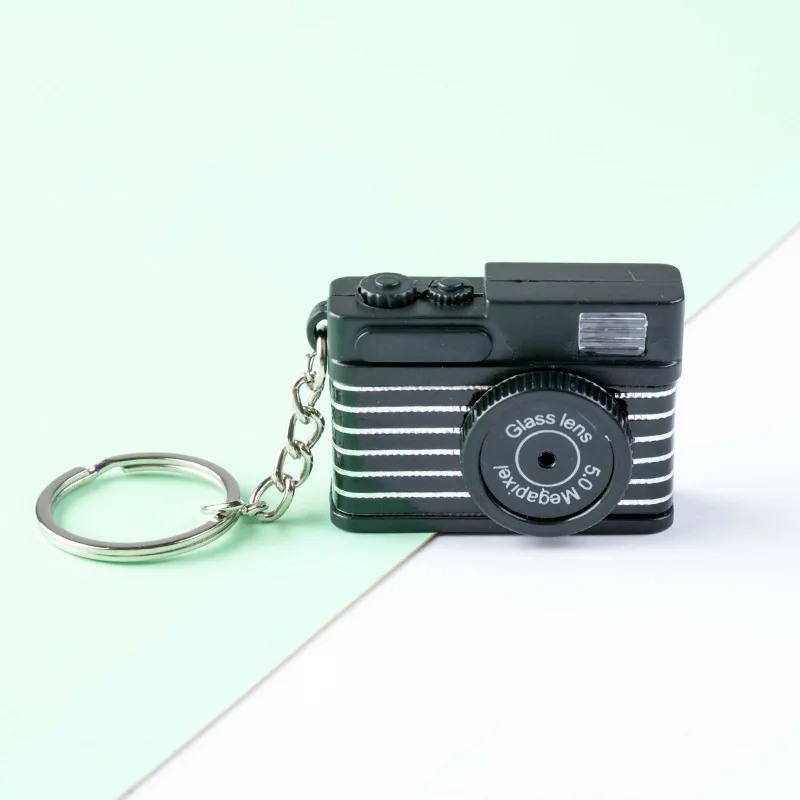 camera keychain mini Digital Reflex DSLR Camera LED Flash Light Torch ...