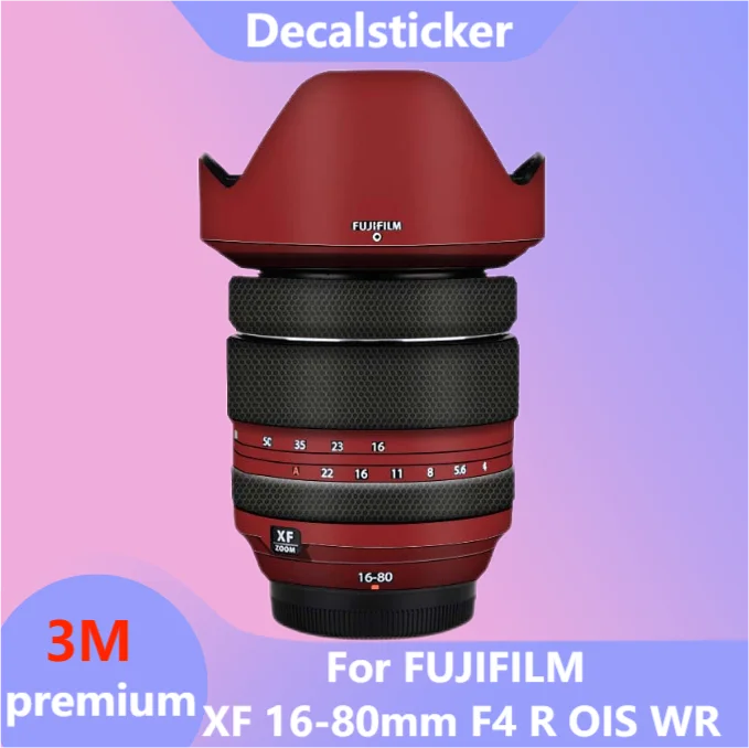 For-FUJIFILM-XF-16-80mm-F4-R-OIS-WR-Lens-Sticker-Protective-Skin-Decal ...